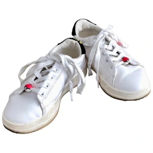 Zara | Shoes | Zara X Pokmon Pikachu Kids Embroidered Lace Up Rubber ...